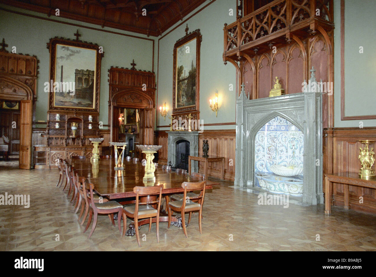 Dining room of Vorontsovsky palace built by architect Eduard Blor for ...
