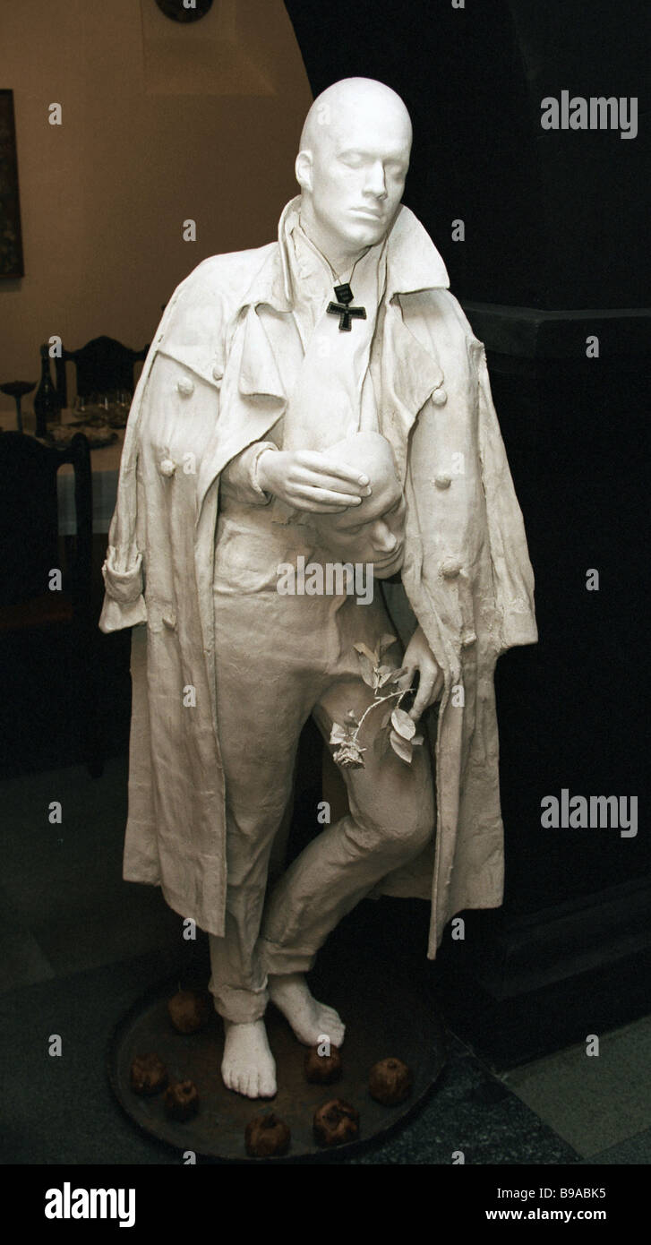 Sergei Paradjanov s statue displayed at the Sergei Paradjanov museum in ...