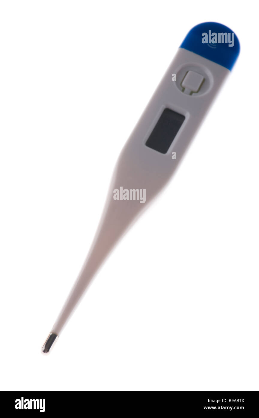 object on white Medical thermometer close up Stock Photo - Alamy