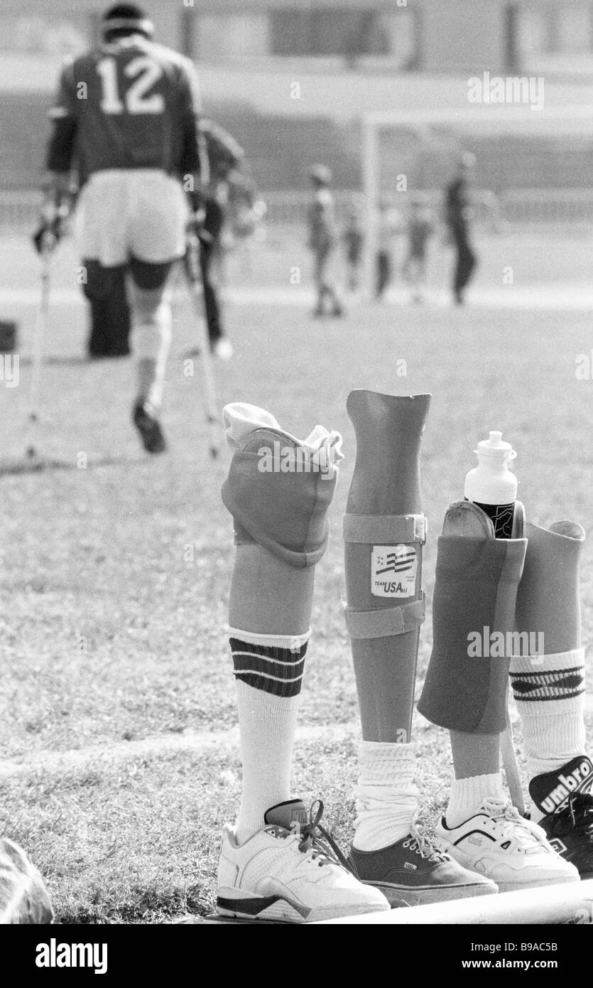 World football cup for the disabled people Tashkent Stock Photo - Alamy