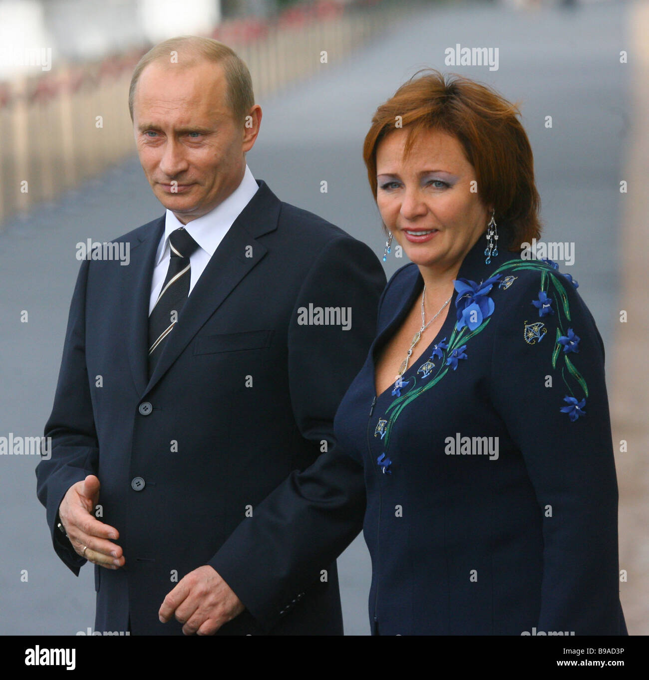 Russia President Vladimir Putin Wife High Resolution Stock Photography ...