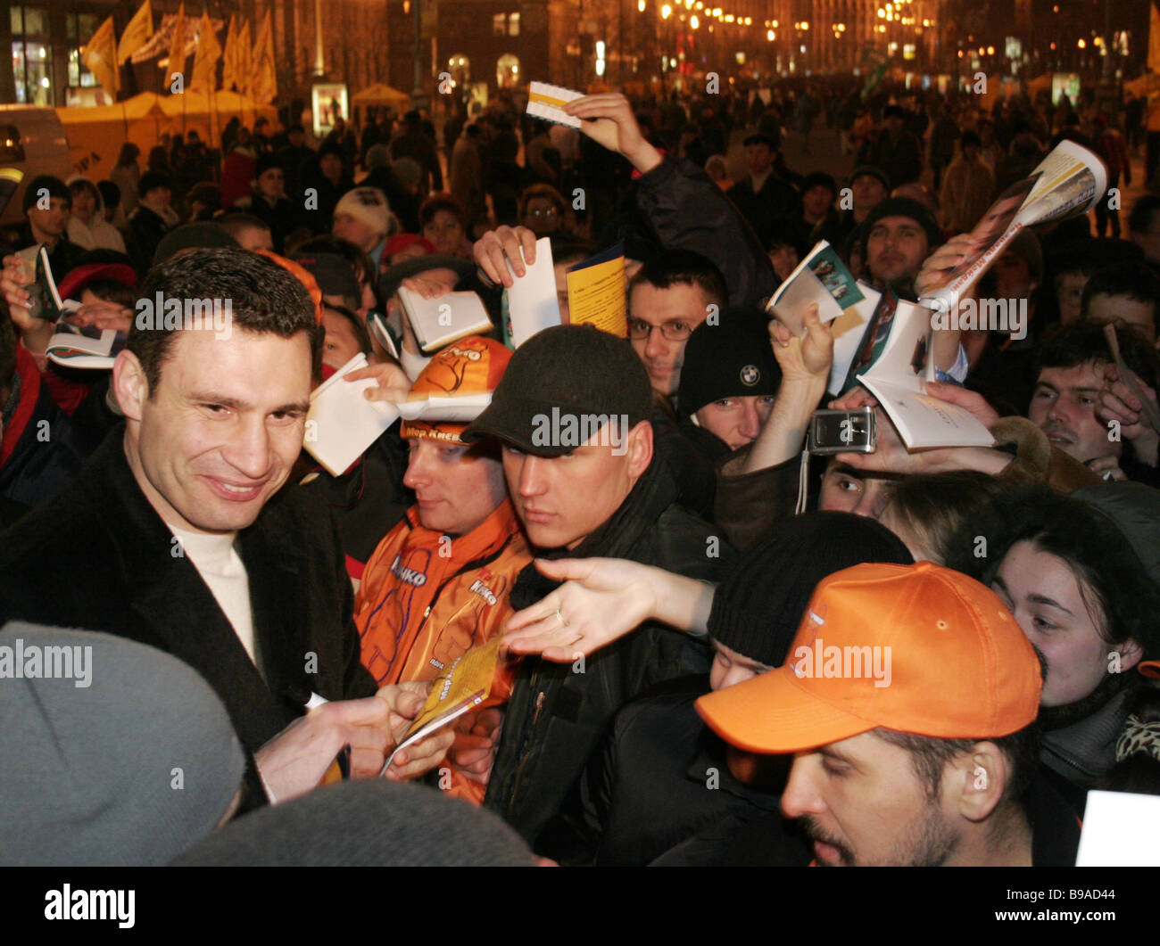 Vitaly Klichko prominent boxer and Kiev mayoral hopeful left addresses ...