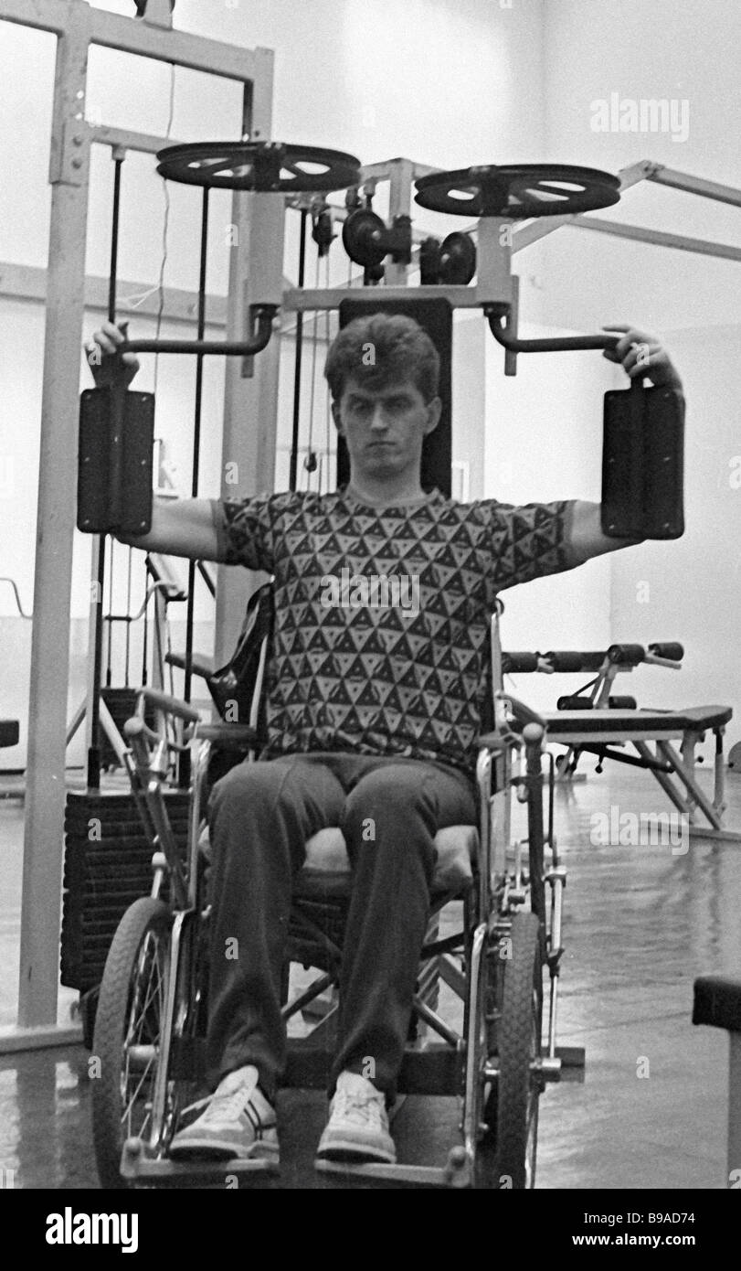 Valentin Dikul s rehabilitation center Stock Photo - Alamy