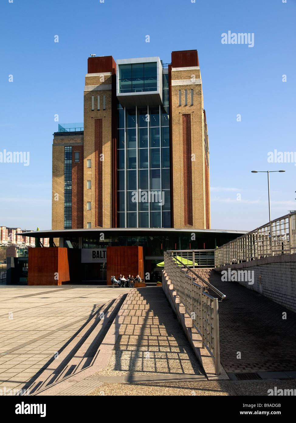 The Baltic Centre for Contemporary Art at Gateshead, a conversion of a ...