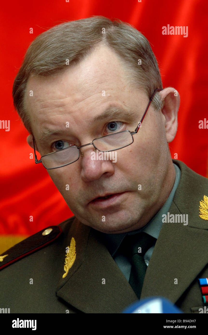 Major General of the Interior Service Alexander Grigoryev head of the ...