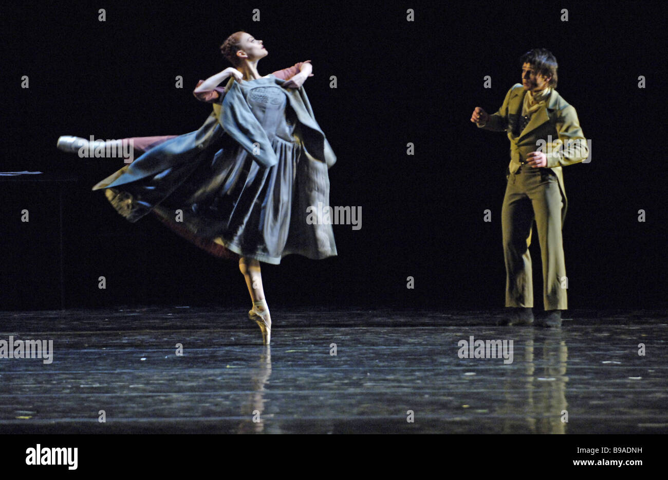 A scene from The Gogol Style Overcoat ballet The performance was ...