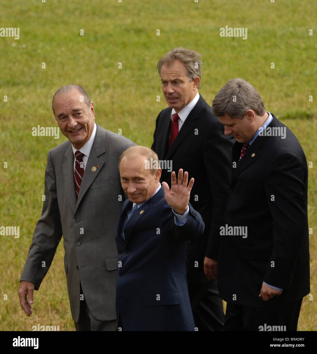 Official photo session of the G8 leaders Russian President Vladimir ...
