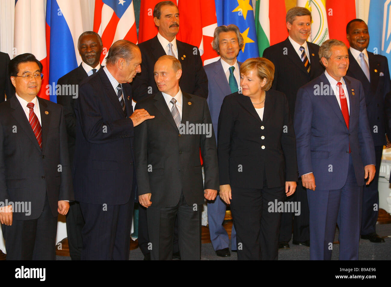 The official photo session of the G8 leaders invited leaders and heads ...