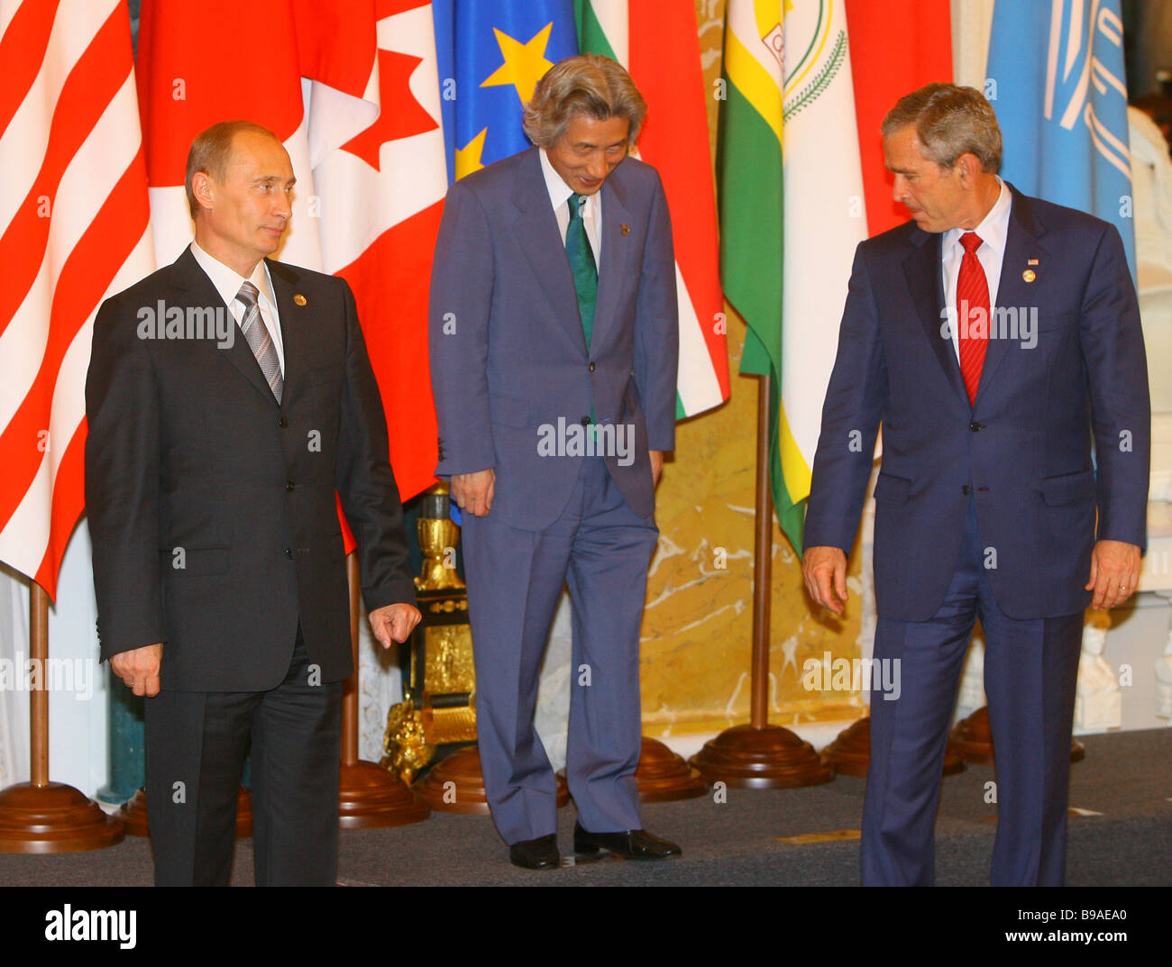 The official photo session of the G8 leaders invited leaders and heads ...