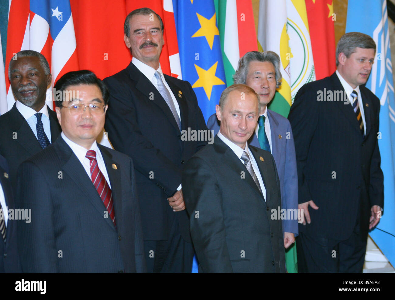 The official photo session of the G8 leaders invited leaders and heads ...