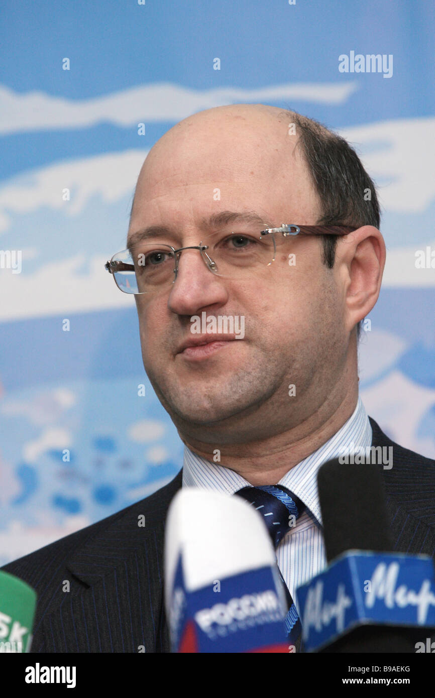 State Duma member Alexander Babakov after the Rodina Motherland ...