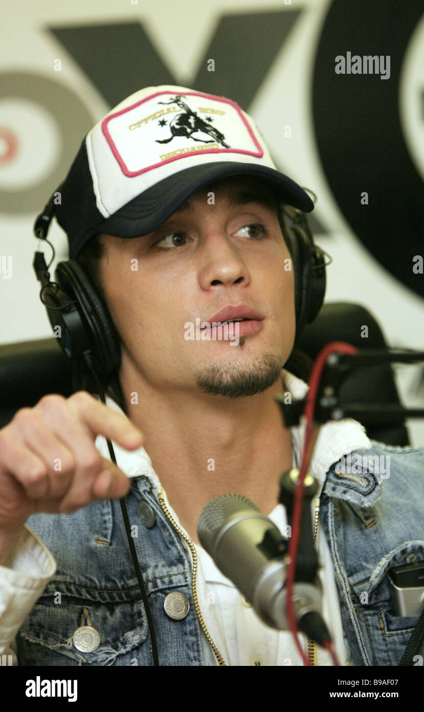 Pop singer Dima Bilan who will be representing Russia at 2006 ...