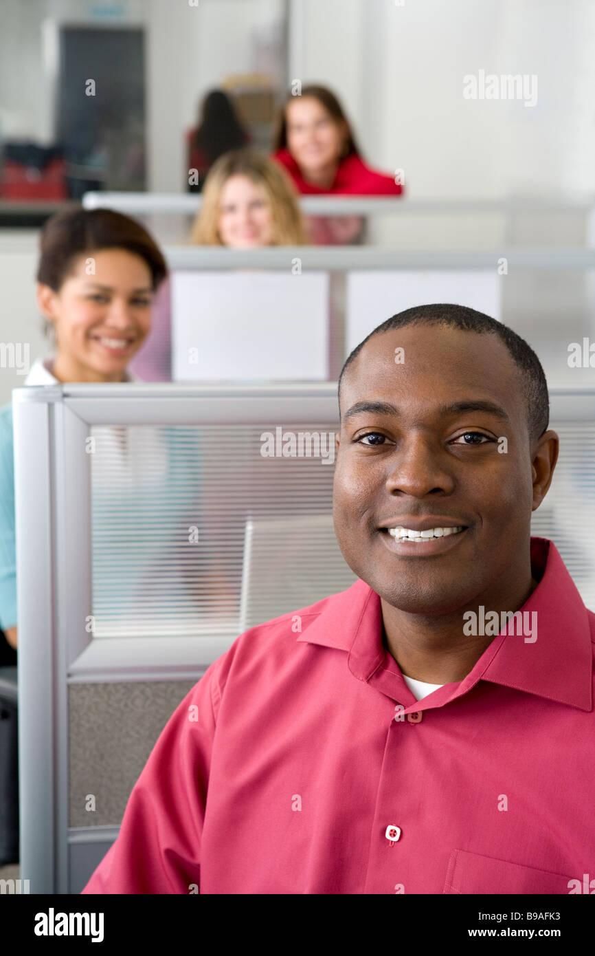 Office cubicles group hi-res stock photography and images - Alamy