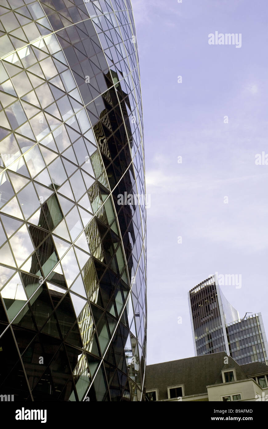 Gherkin by Foster in Central London Stock Photo - Alamy