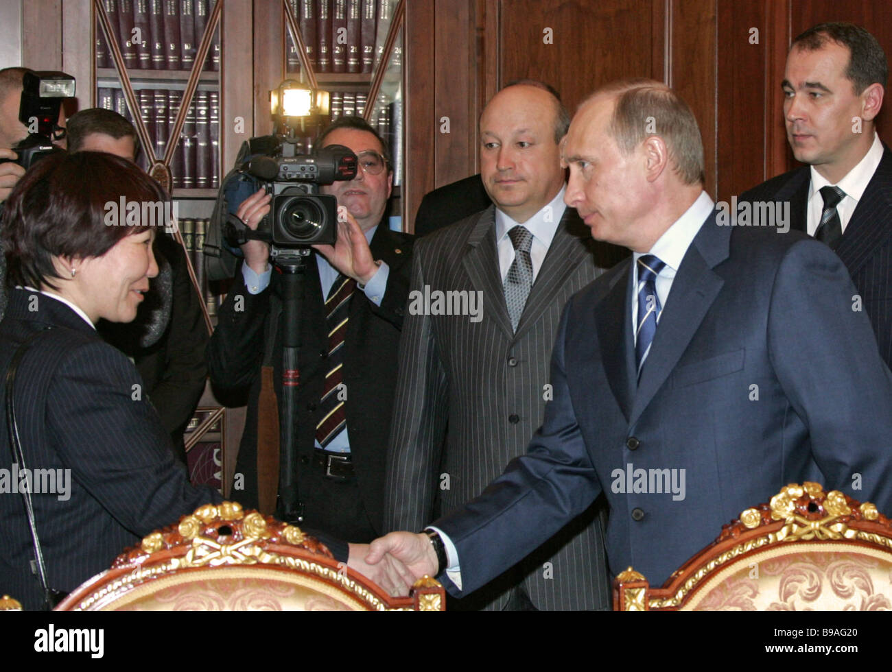 Russia S President Vladimir Putin Presided A Kremlin Conference On The