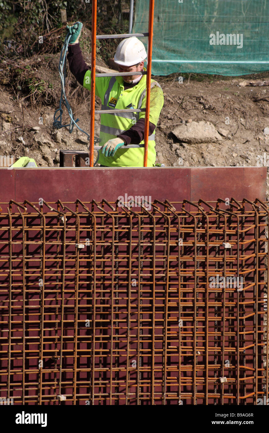 building construction site works lock wall replacement refurbishment ...