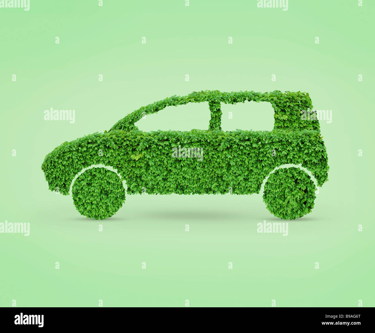 License available at MaximImages.com - Green car conceptual electric ...