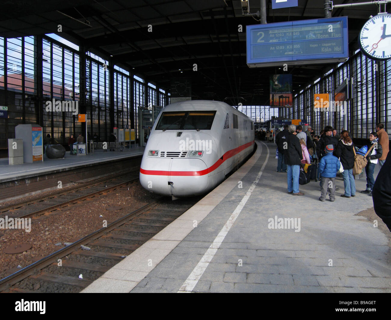 The ICE intercity passenger express trains have a speed up to 200 km ...