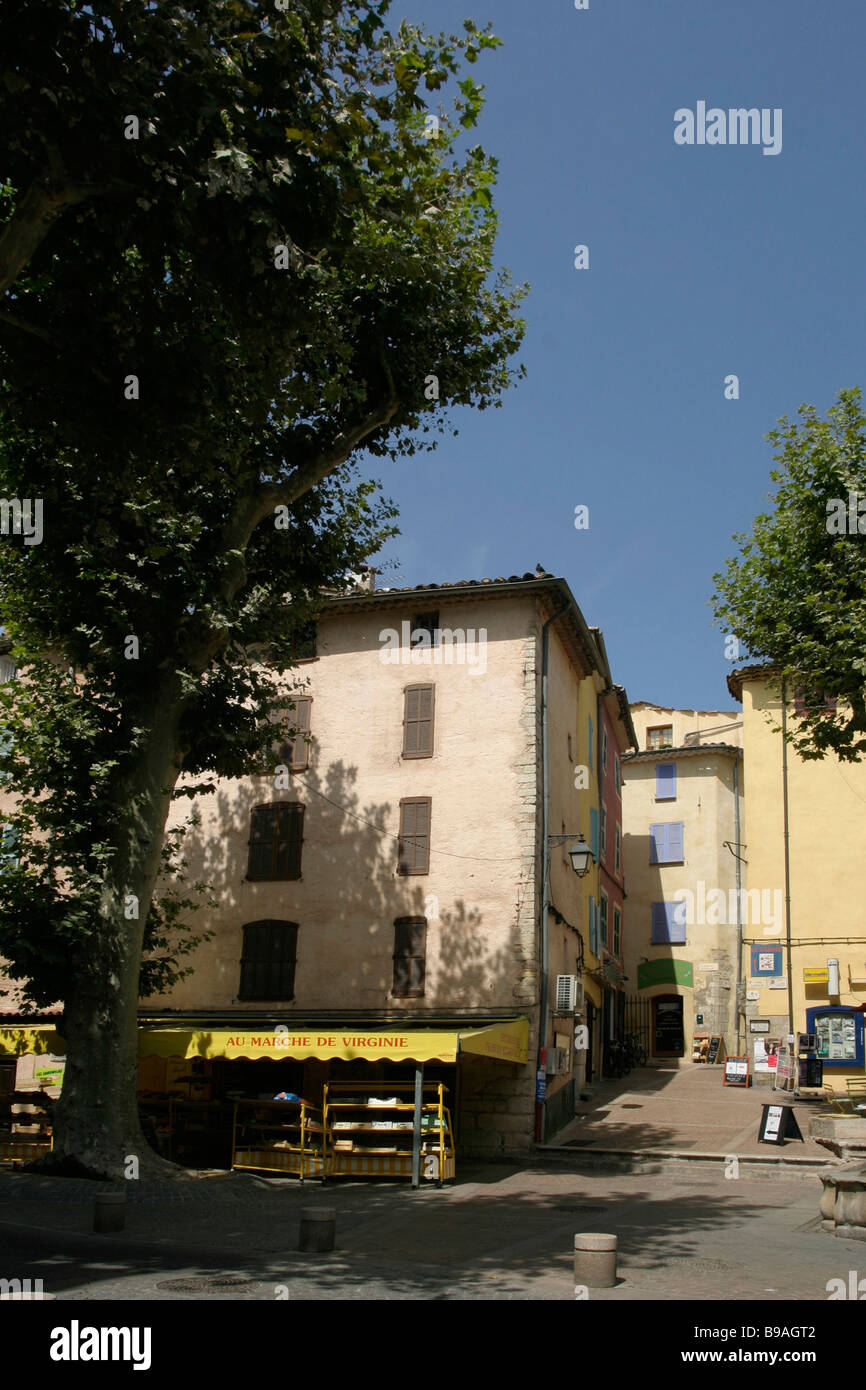 Lorgues pretty Provencal village France Stock Photo - Alamy