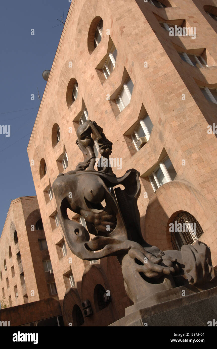 The monument to Armenian sculptor Yervand Kochar also known as ...