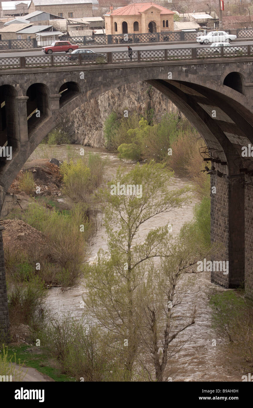 Victory Bridge in Kilikia a neighborhood in Yerevan Armenian capital ...