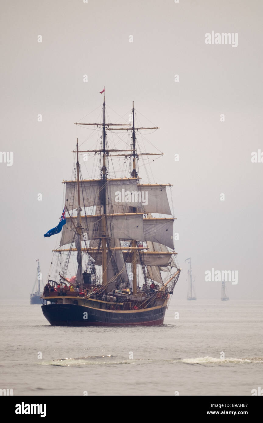 The Tall Ship "Picton Castle Stock Photo - Alamy