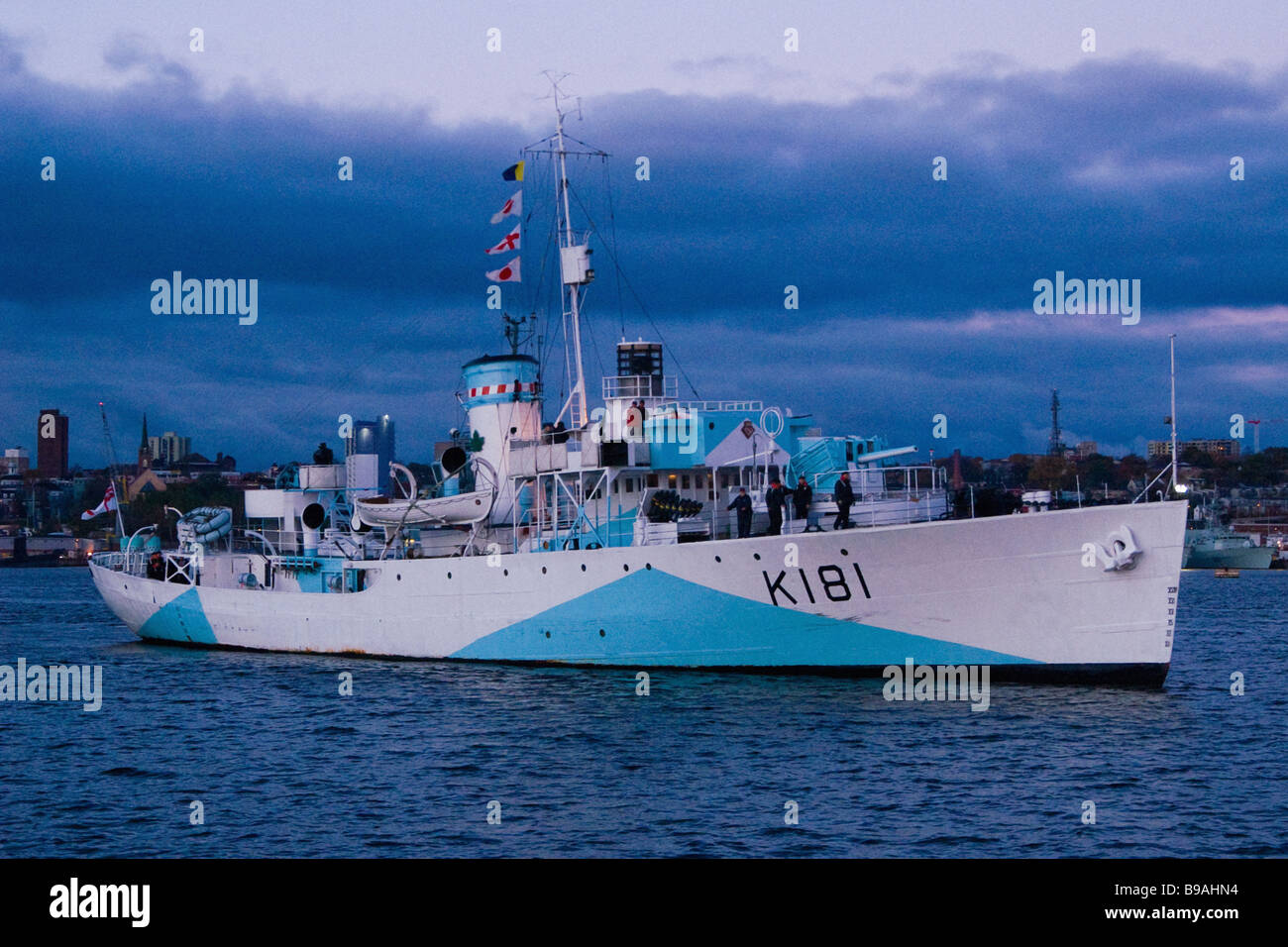 Ex-HMCS SACKVILLE, the last remaining Flower class corvette Stock Photo ...