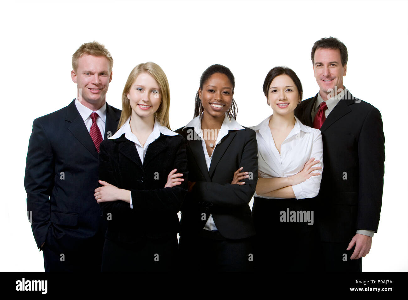 Portrait of businesspeople Stock Photo - Alamy