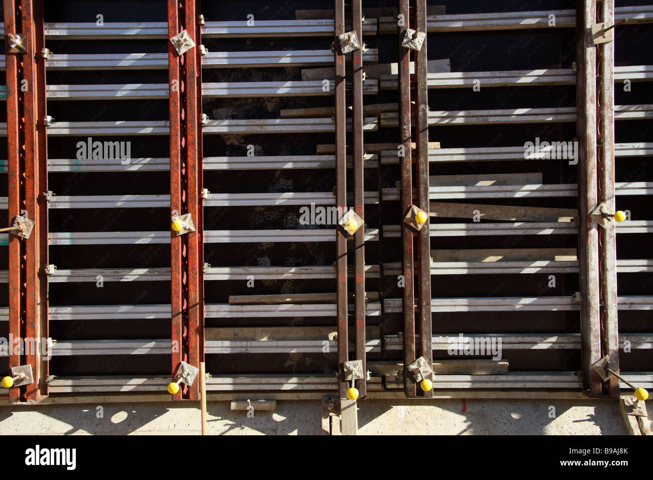 building construction site works lock wall replacement refurbishment ...