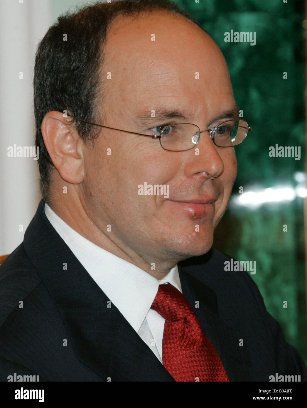 Albert II the Prince of Monaco during conference with Russia s ...
