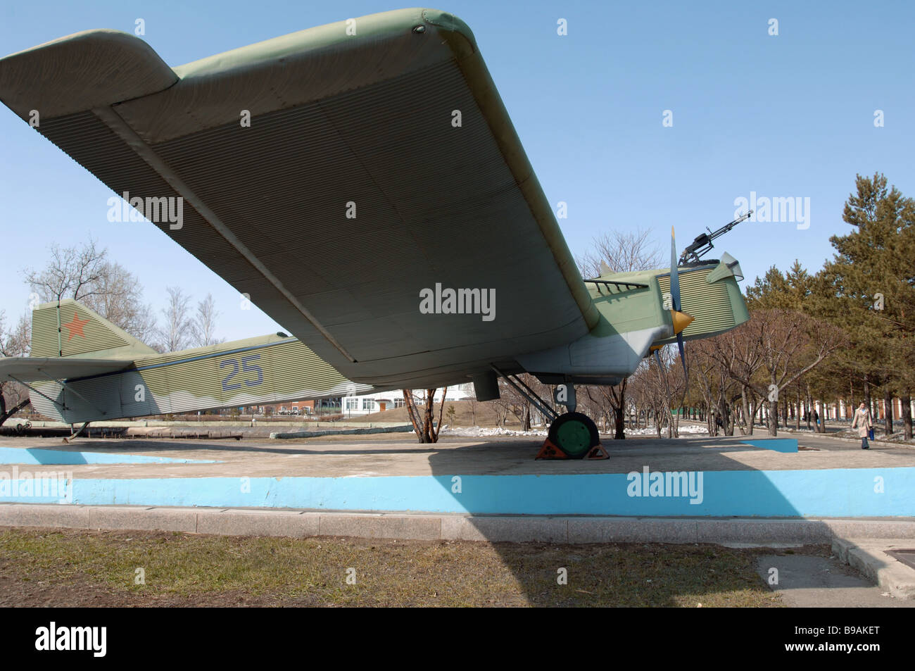 Heavy four engined TB 3 bomber on the territory of the public company ...
