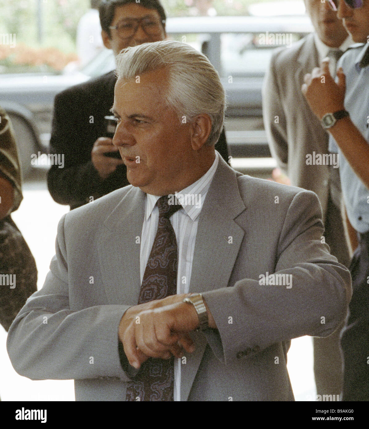 Ukrainian President Leonid Kravchuk Stock Photo - Alamy