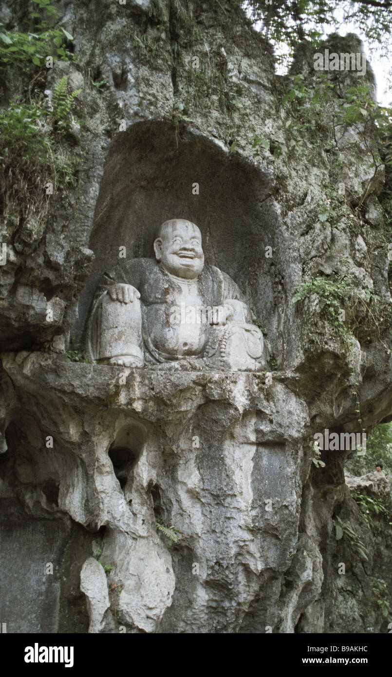 A cave temple in Kwangchow Stock Photo - Alamy