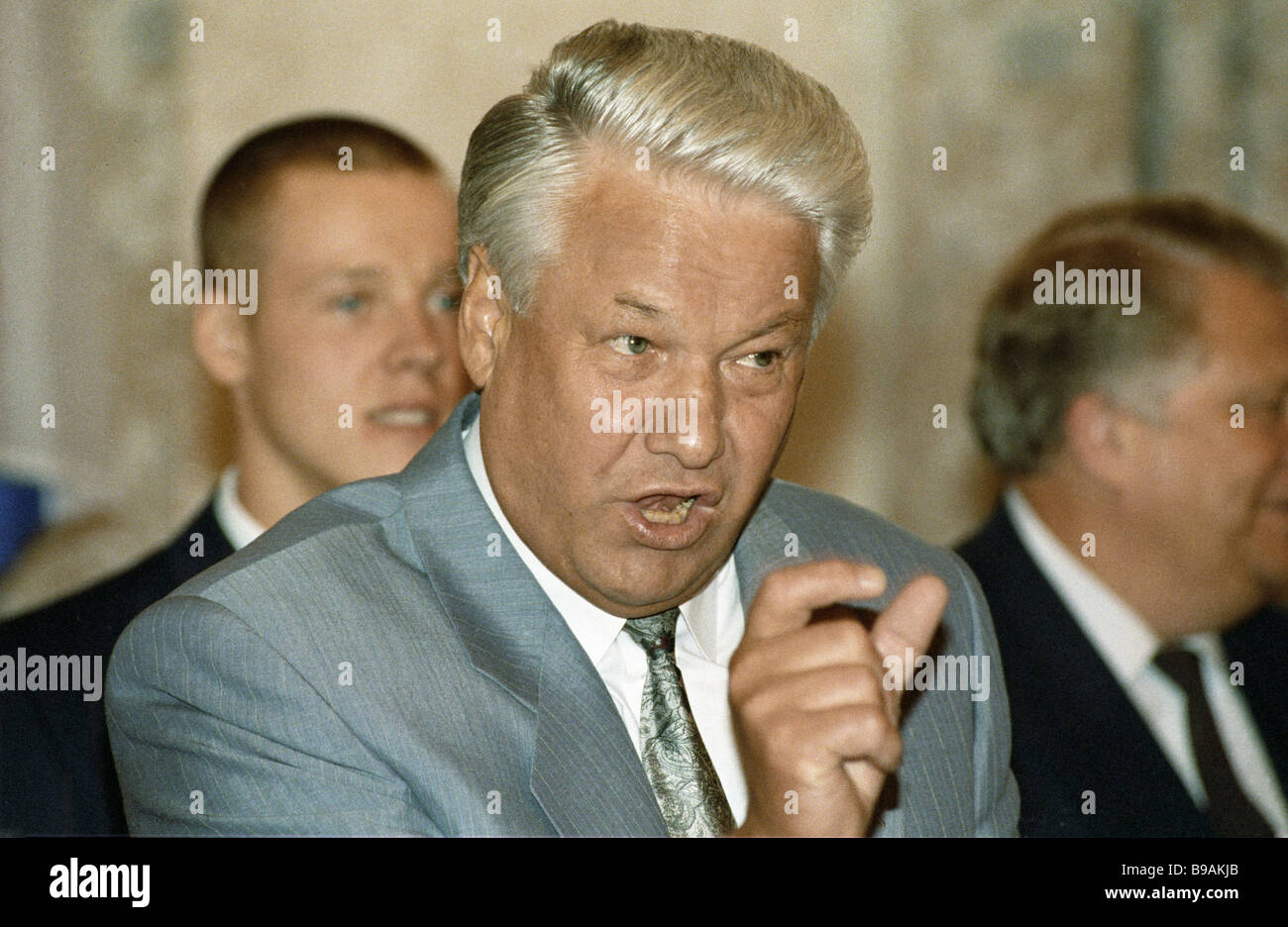 Russian President Boris Yeltsin Stock Photo - Alamy