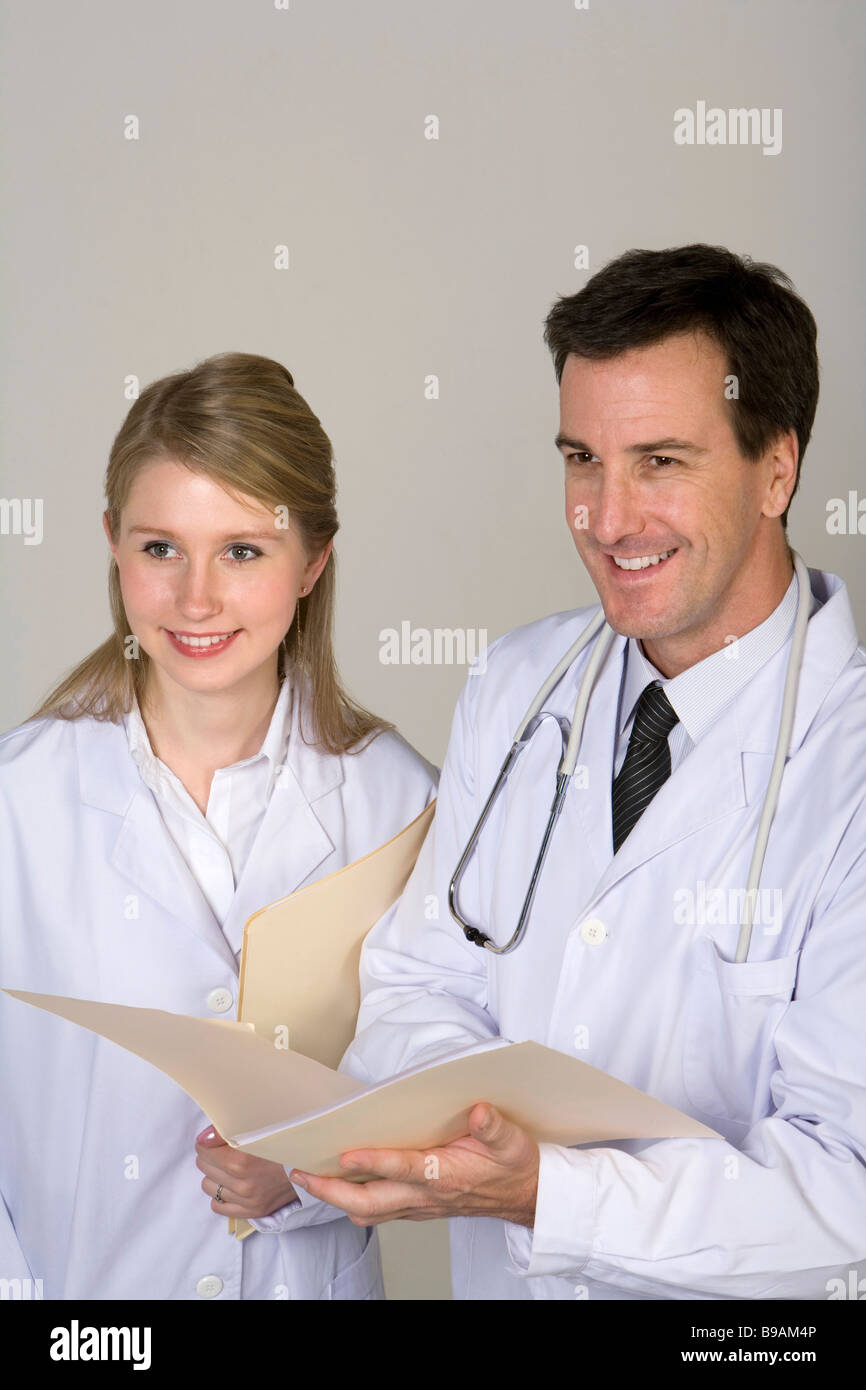 Record file patient doctor hi-res stock photography and images - Alamy