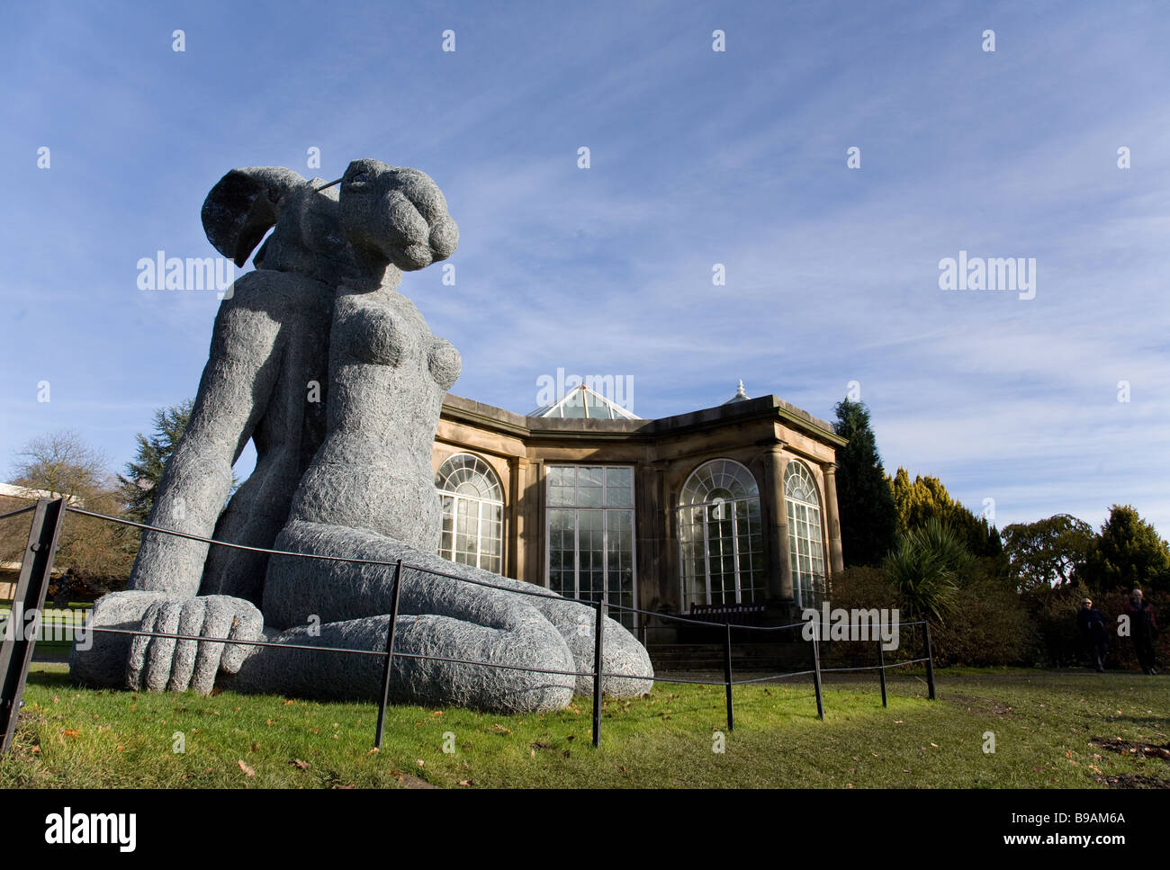 Lady Hare or Sitting, a sculpture in Yorkshire Sculpture Park, one of ...