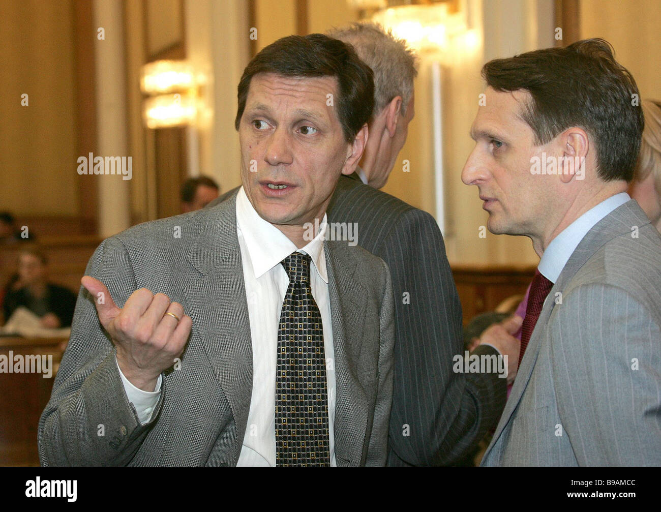 Alexander Zhukov Russia s Deputy Prime Minister left and Sergei ...