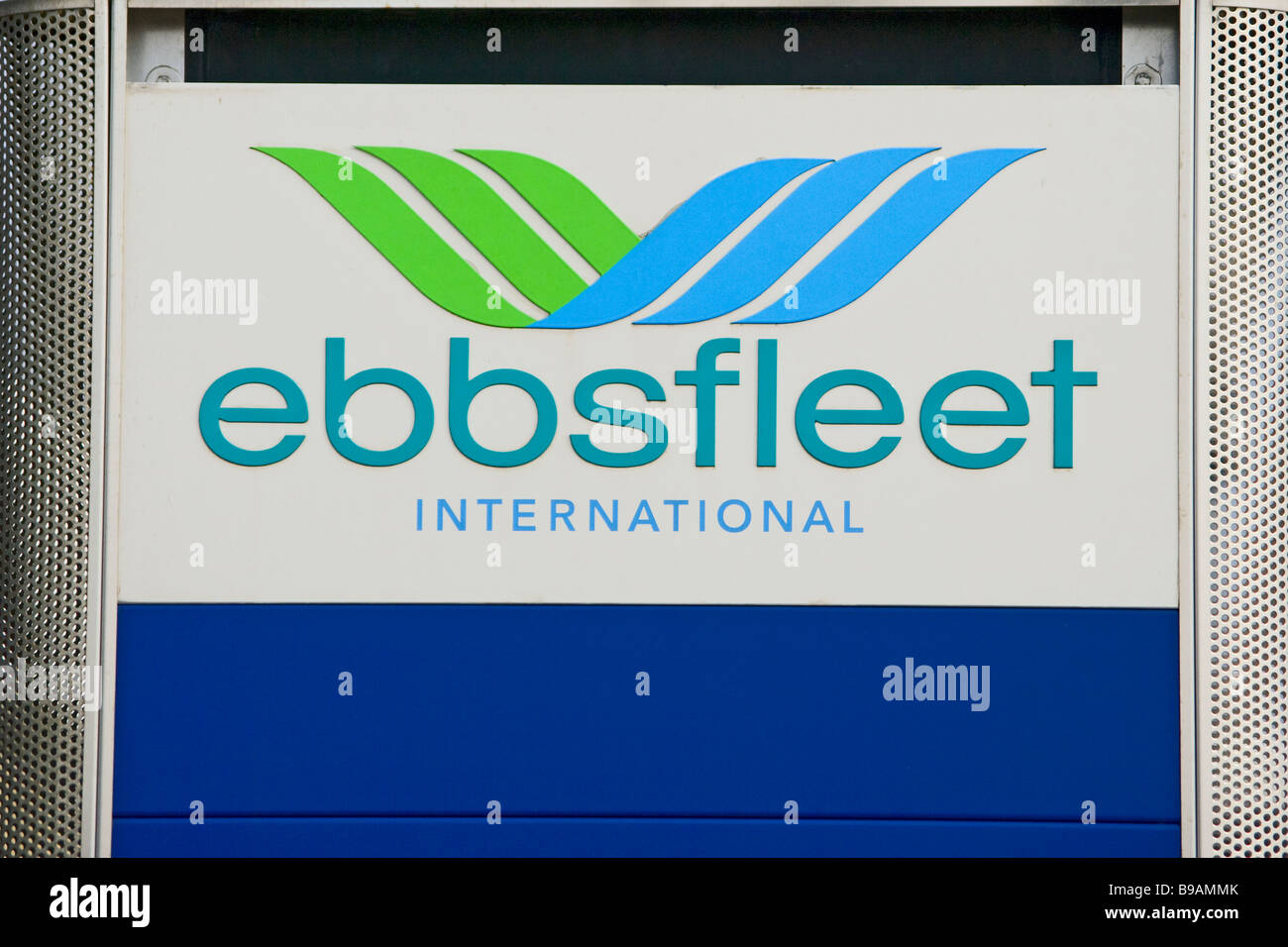 Sign For Ebbsfleet International Railway Station Kent England Stock ...