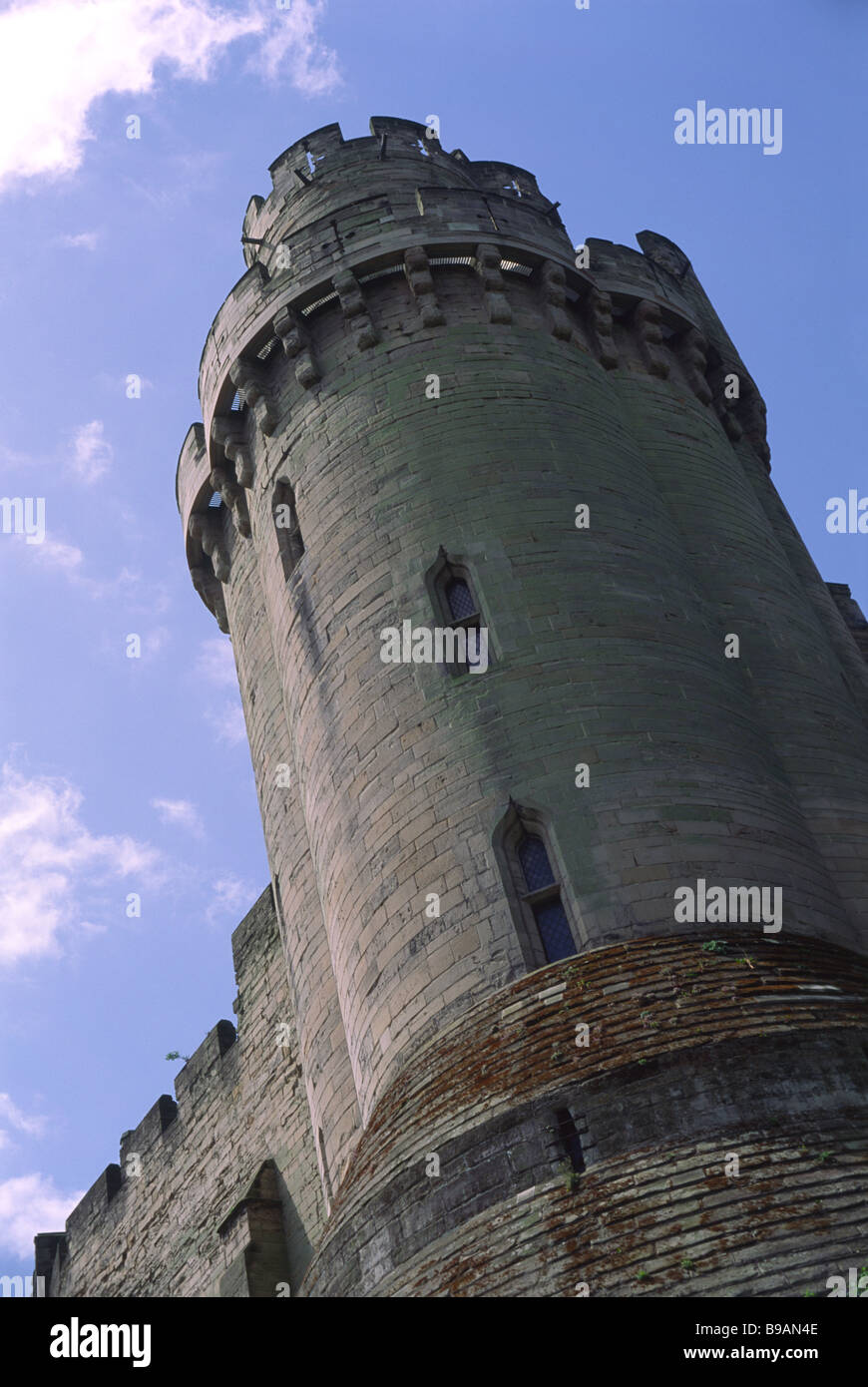 Caesars Tower Warwick Castle Warwick High Resolution Stock Photography ...