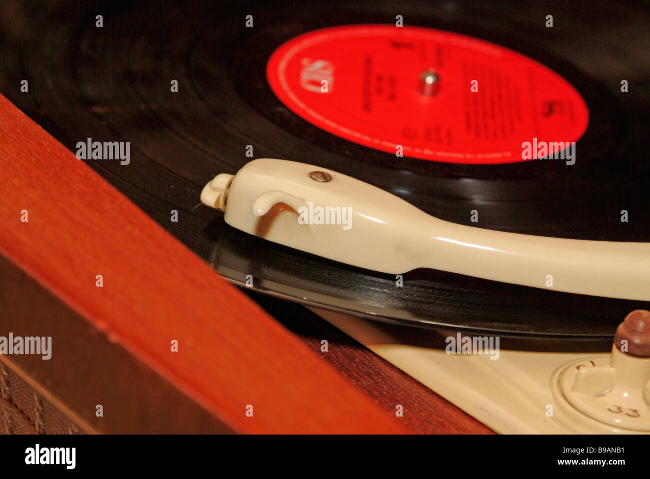 old record player for old gramophone records Stock Photo - Alamy