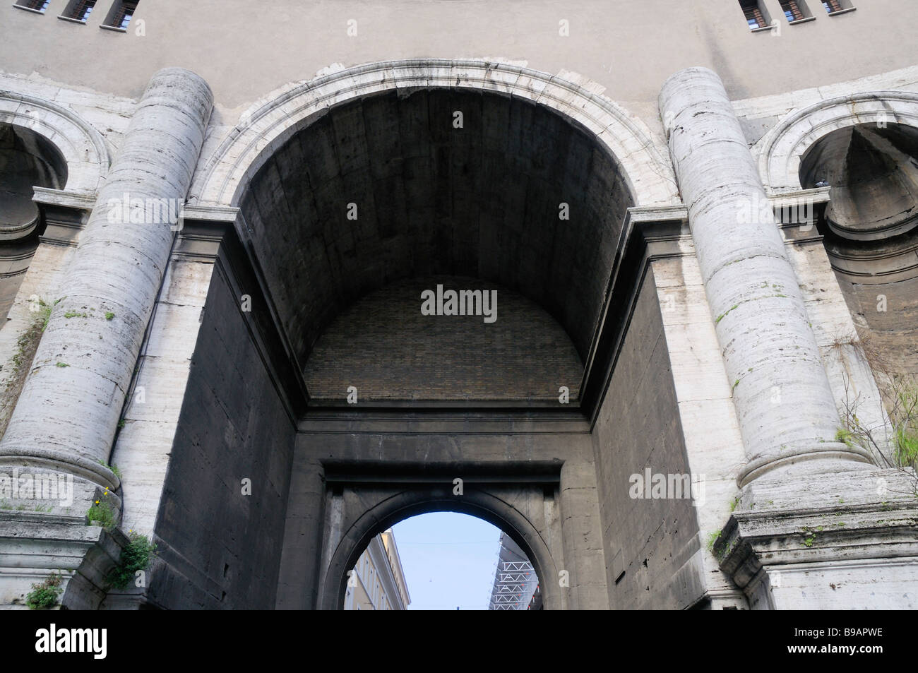 Gate into the Vatican City near St Peter’s Square in Rome Italy Stock ...