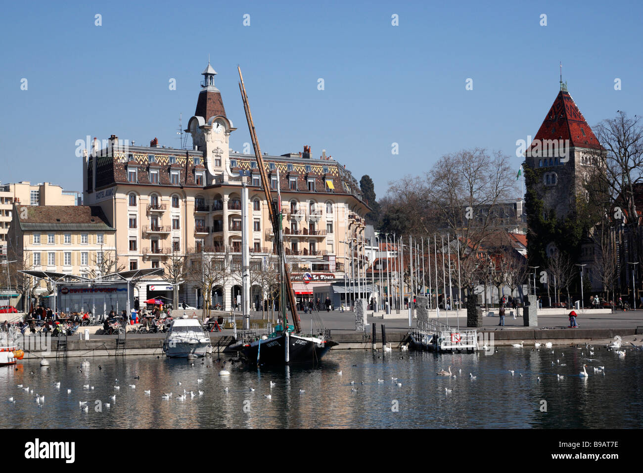 Ouchy switzerland hi-res stock photography and images - Alamy