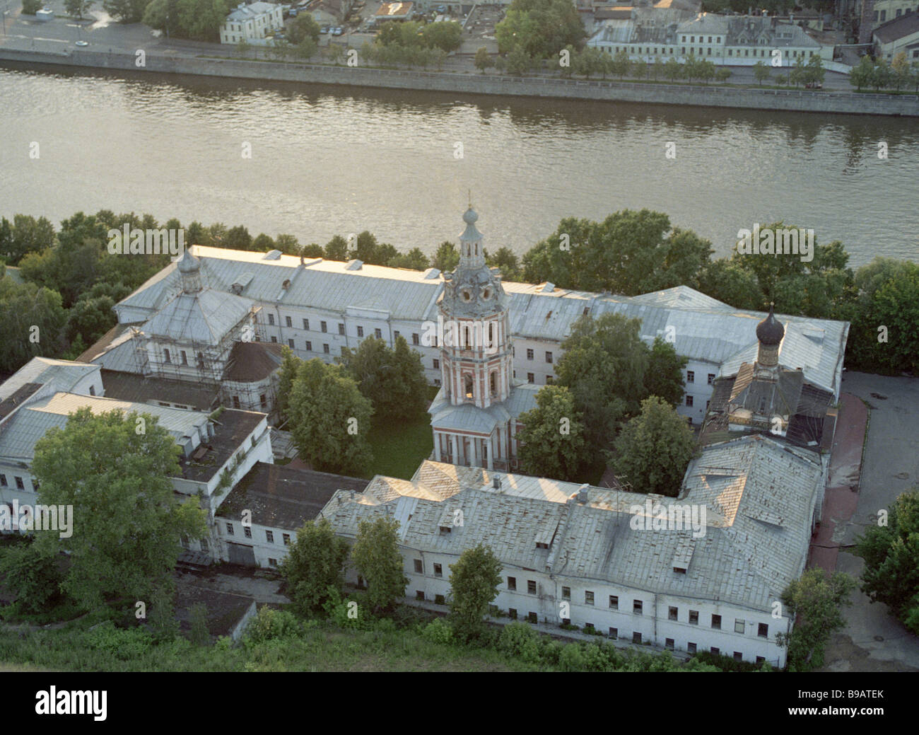 St Andrew s Monastery in Moscow An overhead view Stock Photo - Alamy