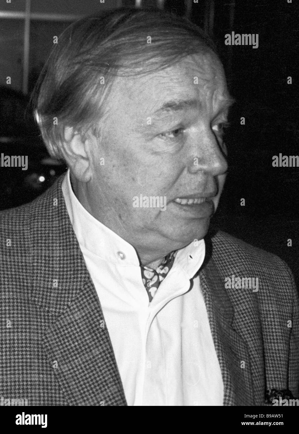 Poet Andrei Voznesensky Stock Photo - Alamy