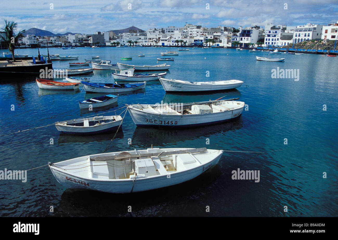 Port of Arrecife, Lanzarote, Canary islands, Spain Stock Photo - Alamy