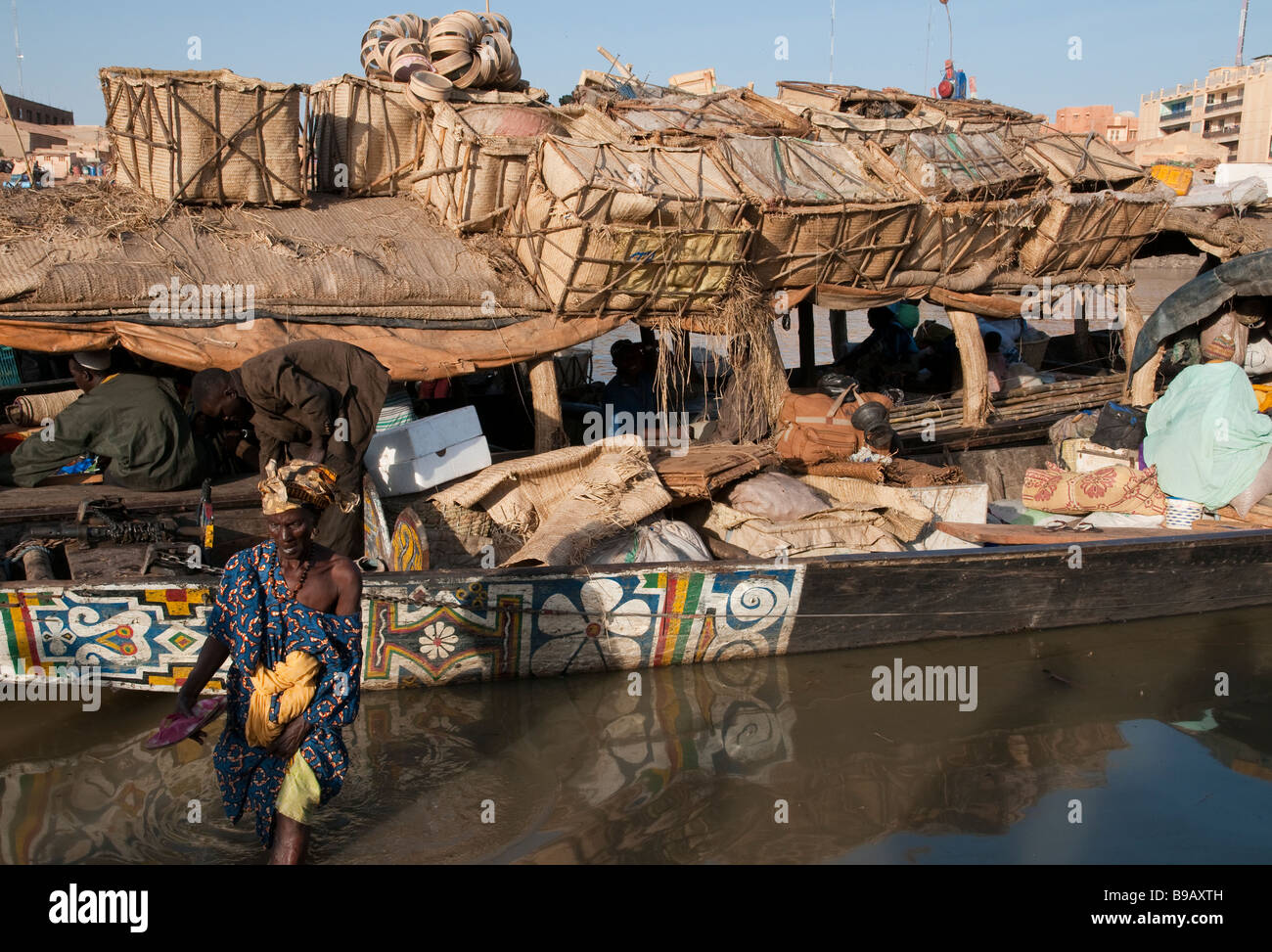West Africa Mali Niger river Mopti Stock Photo - Alamy