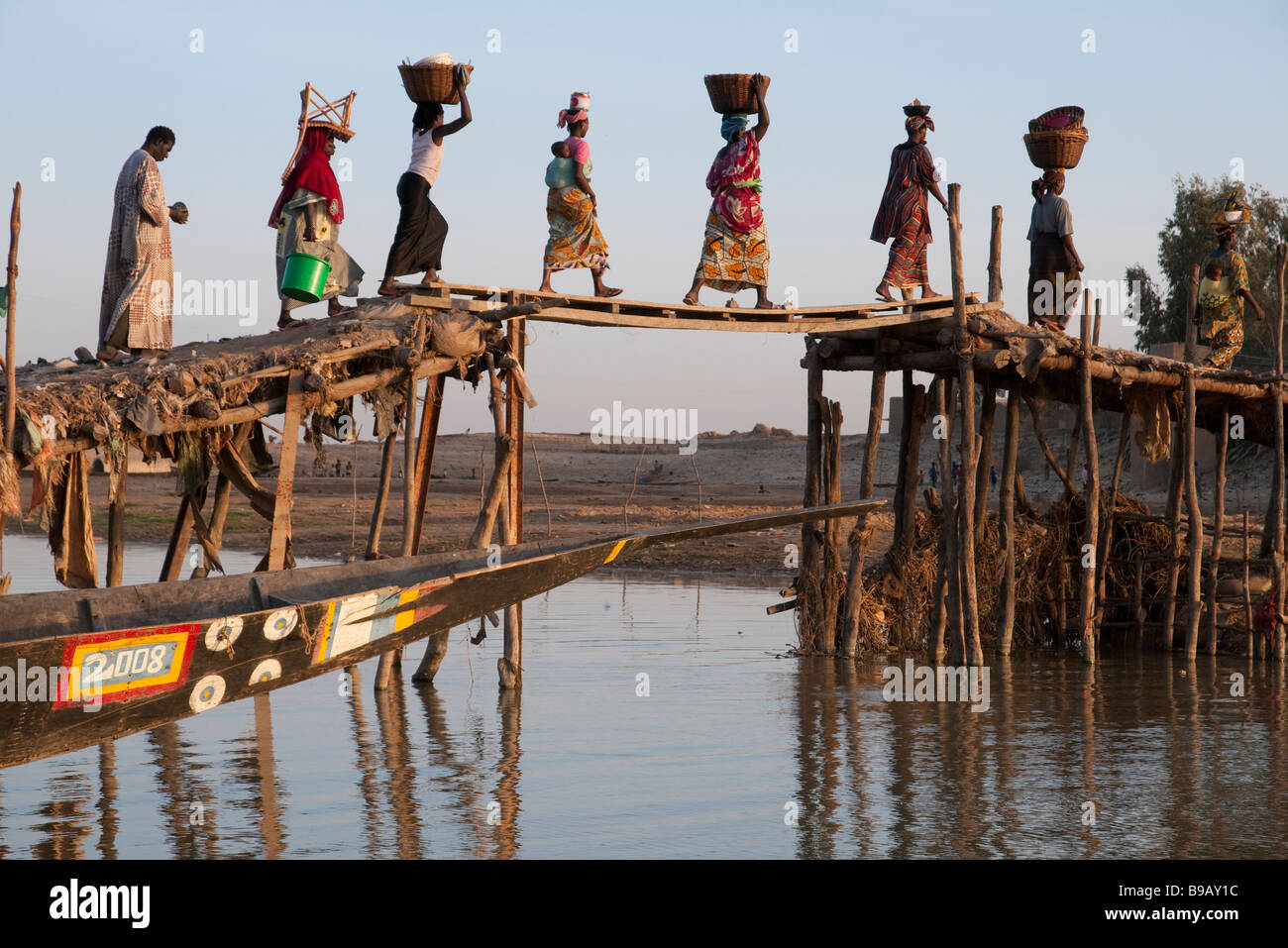 West Africa Mali Niger river Mopti Stock Photo - Alamy