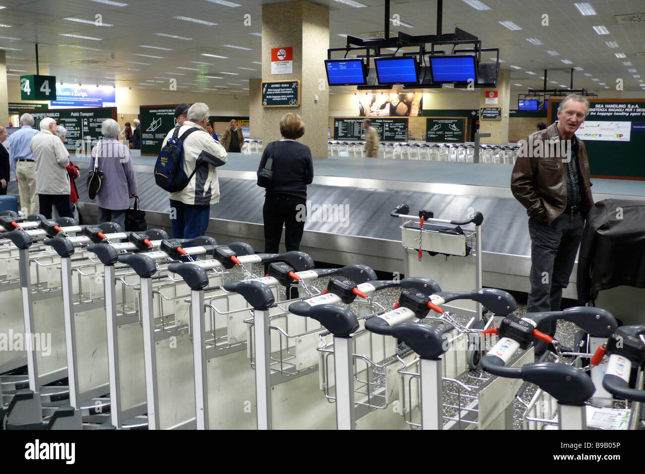 Milan Malpensa airport Stock Photo - Alamy