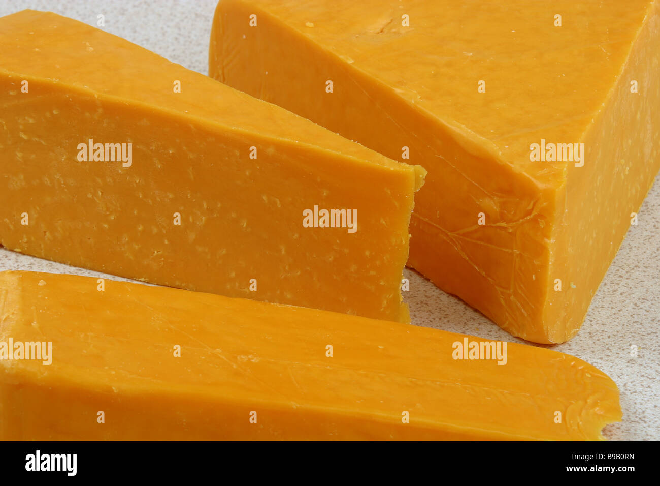red leicester cheese Stock Photo - Alamy