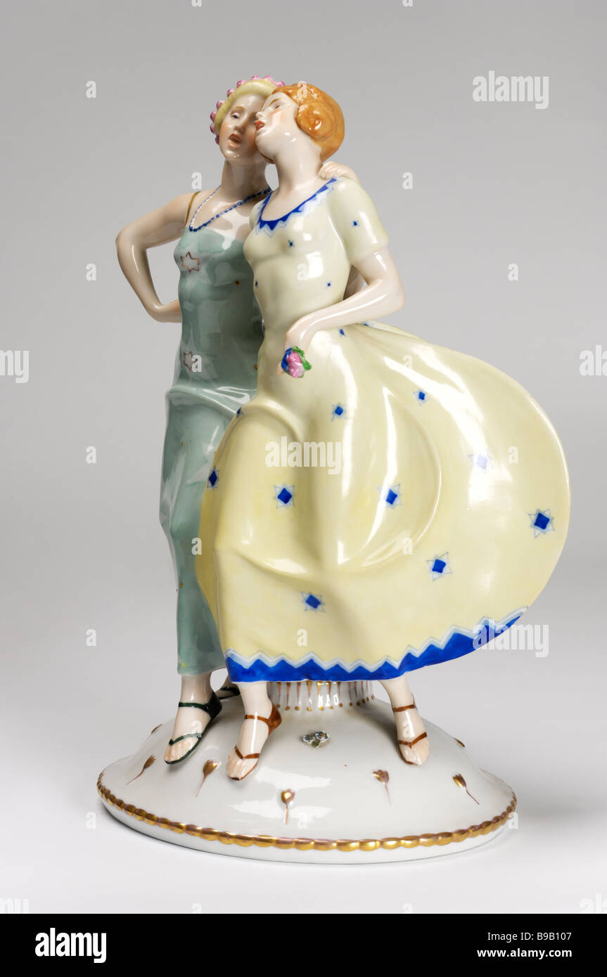 An antique German, Thuringia, porcelain ornament circa 1900-1920 made ...